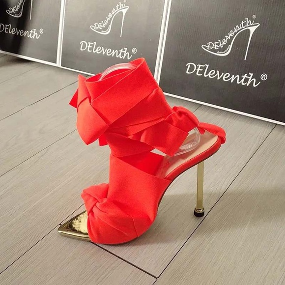 Shoes | One Pair Of Bright Orange And One Pair Of Bright Green 4 Inch ...